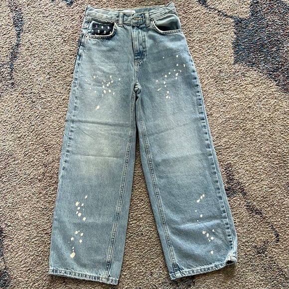 Zara | Bottoms | Zara Girls Wide Leg Jeans | Poshmark